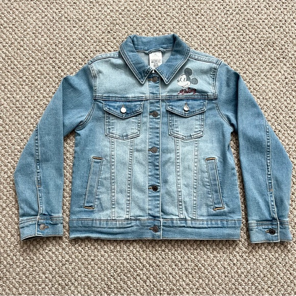 Disney | Jackets & Coats | Disney Parks Denim Jean Jacket Unisex 7 8 ...
